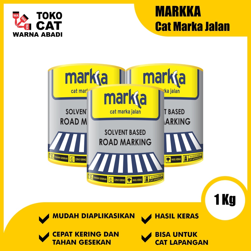 Jual CAT MARKA JALAN MARKKA 1 KG | Shopee Indonesia