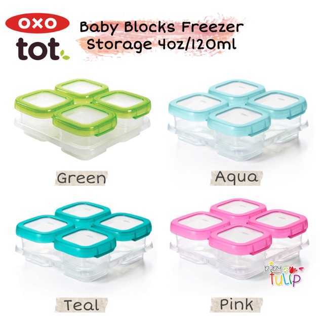 Jual OXO Tot Baby Blocks Freezer Storage 120ml | Shopee Indonesia
