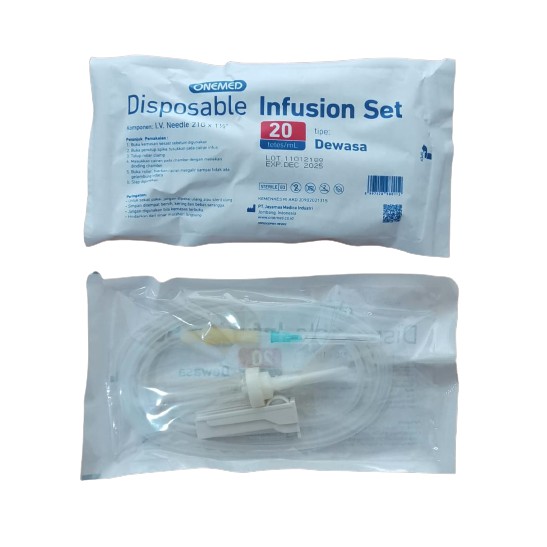 Jual Infus Set Infusion Set Dewasa 20 Drops/ml | Shopee Indonesia