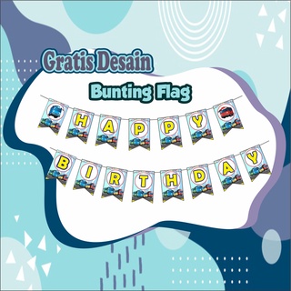 Jual BENDERA ULANG TAHUN | BENDERA ULTAH CUSTOM | BUNTING FLAG CUSTOM ...