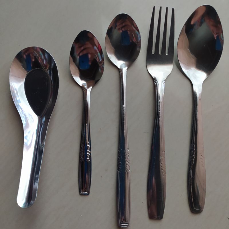 Jual Sendok stainless/Garpu stainless/Sendok es teh stainless /Sendok ...