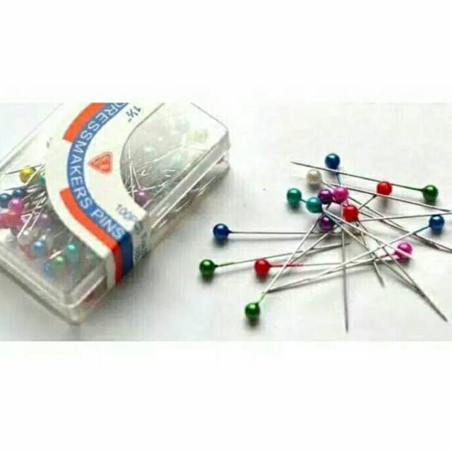 Jual Jarum Pentul Ukuran Kecil / Jarum Pentul Hijab / Jarum Pentul ...