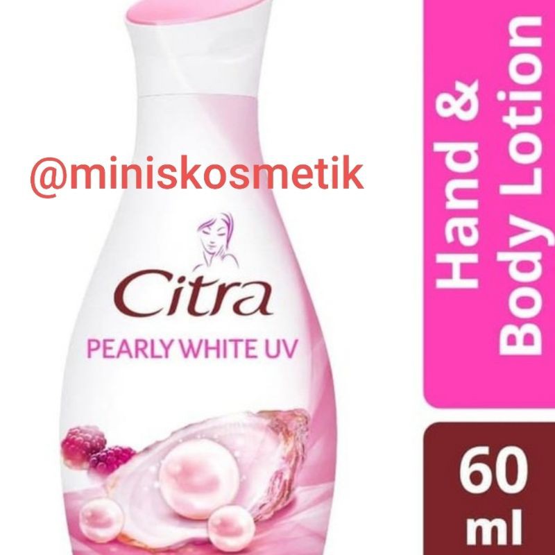 Jual Citra Pearly White UV 60ml | Shopee Indonesia