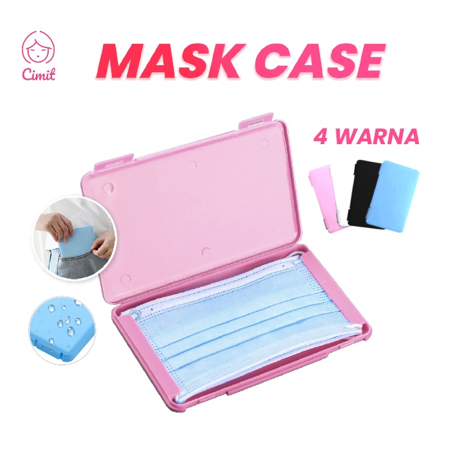 Jual Kotak Masker Case Anti Virus Travel Plastik Tebal Penyimpanan ...