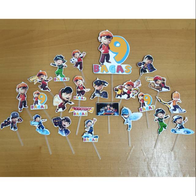 Jual Topper props cake cupcake boboiboy movie Indonesia|Shopee Indonesia