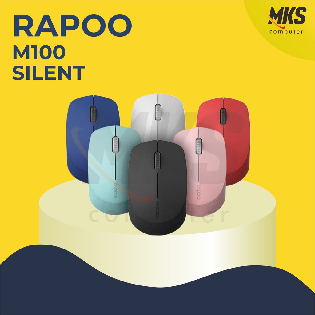 Jual WIRELESS MOUSE RAPOO M100 SILENT / BLUETOOTH MOUSE / SILENT MOUSE ...