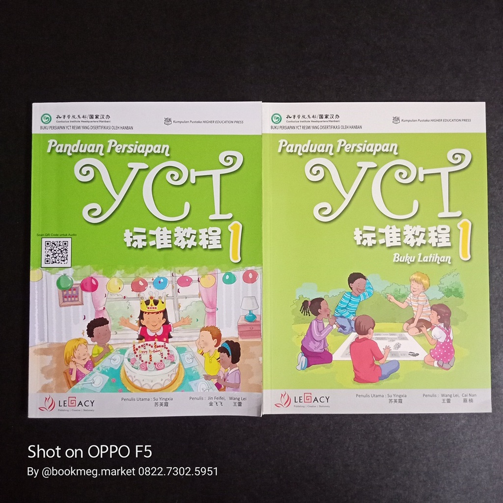 Jual BUKU PANDUAN PERSIAPAN YCT 1 (2 BUKU + QR CODE AUDIO) | Shopee ...