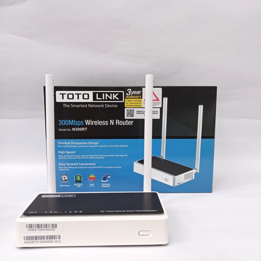Jual TOTOLINK N300RT - 300Mbps Wireless Router | Shopee Indonesia