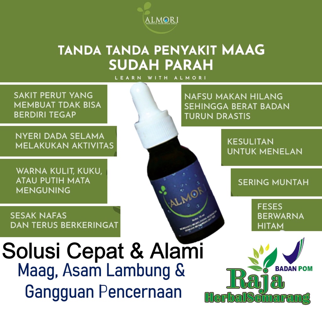 Jual Almori Alkali Moringa 15 Ml Original BPOM Air Demineral Ekstrak ...