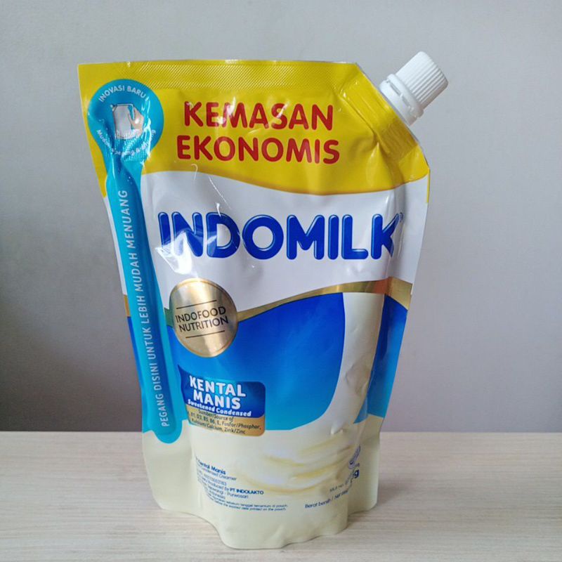 Jual INDOMILK KENTAL MANIS POUCH 545 GRAM / SUSU KENTAL MANIS INDOMILK ...
