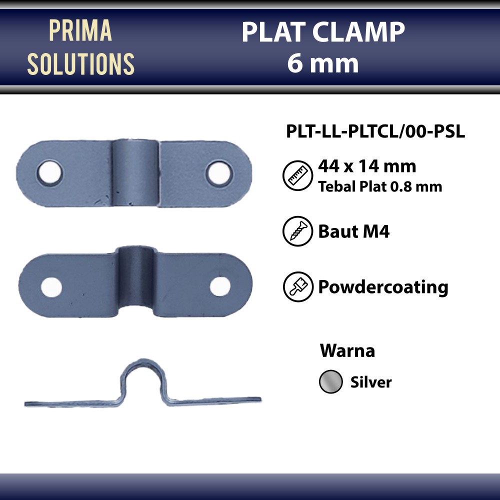 Jual Klem Besi - Klem Pipa 6 mm Plat Besi Elips | Shopee Indonesia