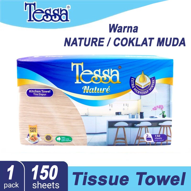 Jual Tissue Tessa Nature Tisu Dapur Kitchen Towel Serap Minyak Natural ...