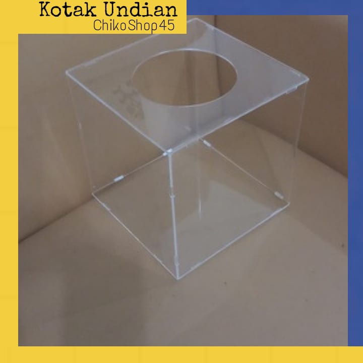 Jual Acrylic box for lucky dip kotak undian 30x30 | Shopee Indonesia