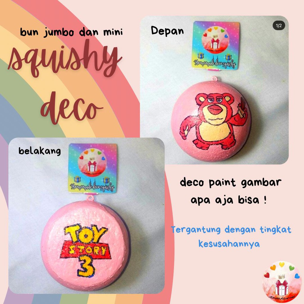 Jual Custom Deco Squishy Paling Worth it | Shopee Indonesia