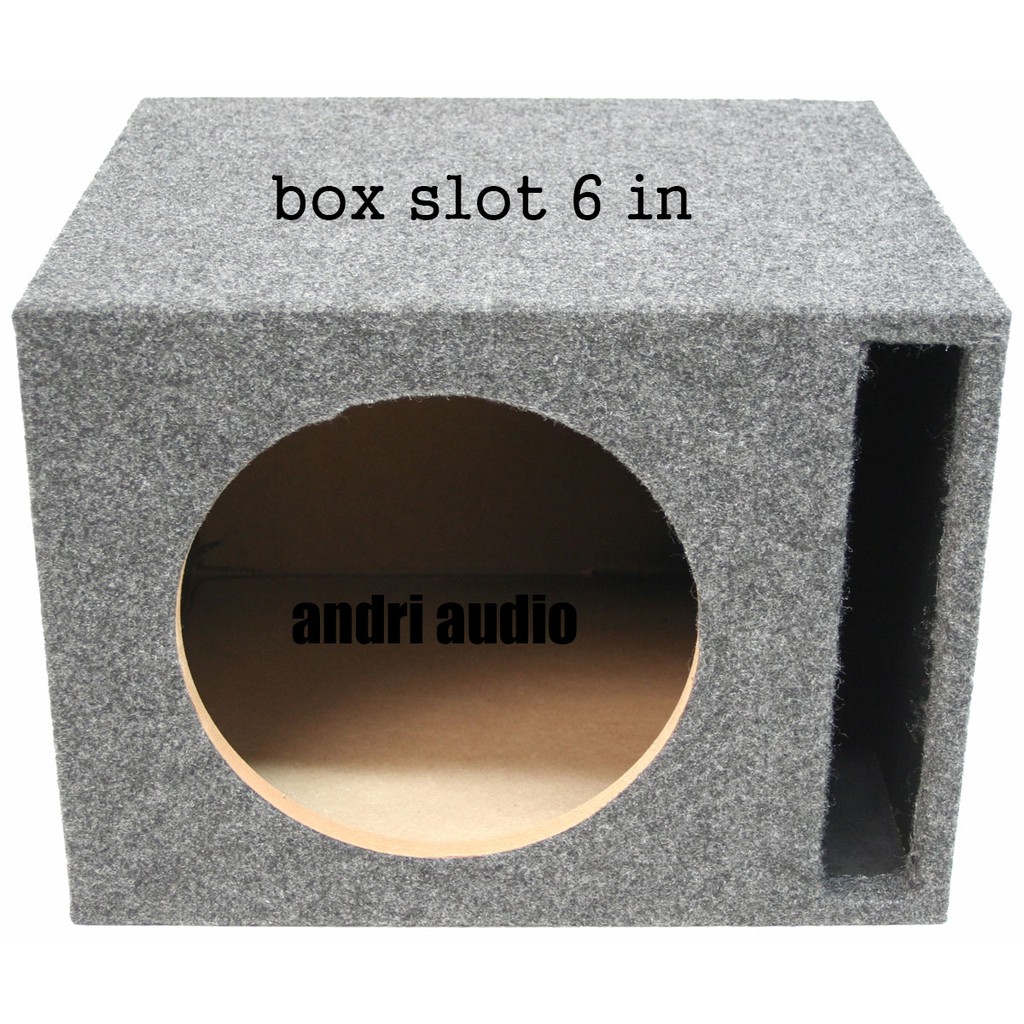 Jual BOX SPEAKER 6 INCH SLOT Subwoofer Universal Slot Vented Port Sub ...