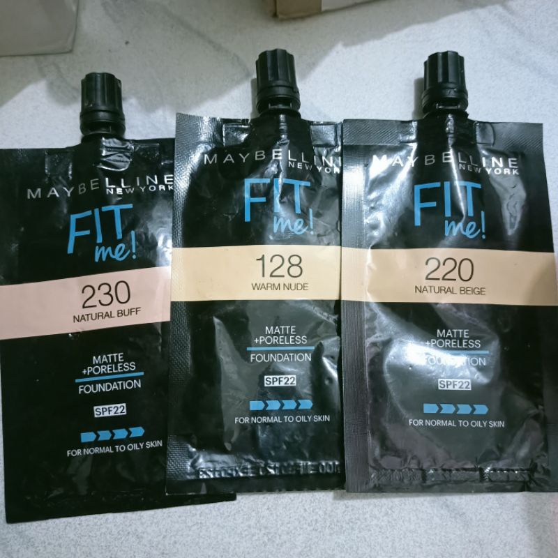 Jual MAYBELLINE FIT ME SACHET 5ML | Shopee Indonesia