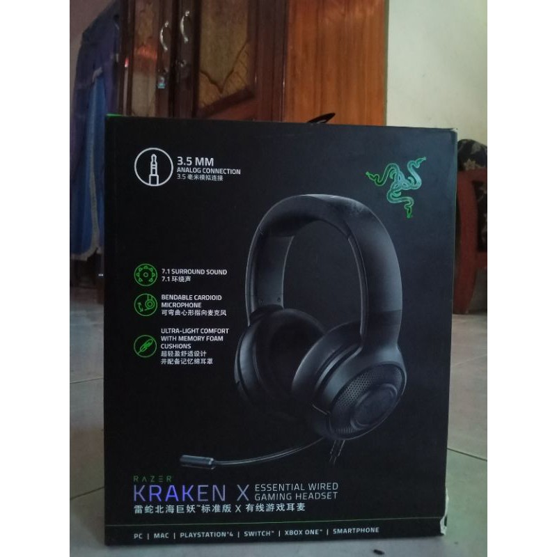 Jual HS GAMING RAZER KRAKEN X ORIGINAL | Shopee Indonesia