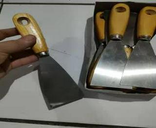 Jual Kape 2 inch gagang kayu scraper skrap dempul kape dempul kayu ...