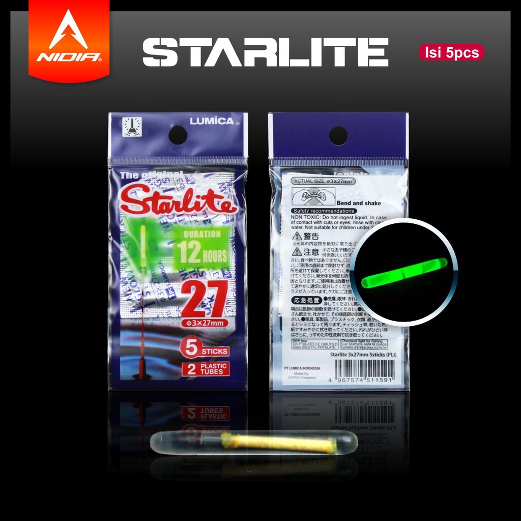 Jual Lampu Pancing Lightstick - Starlite LUMICA 5 Stick | Shopee Indonesia