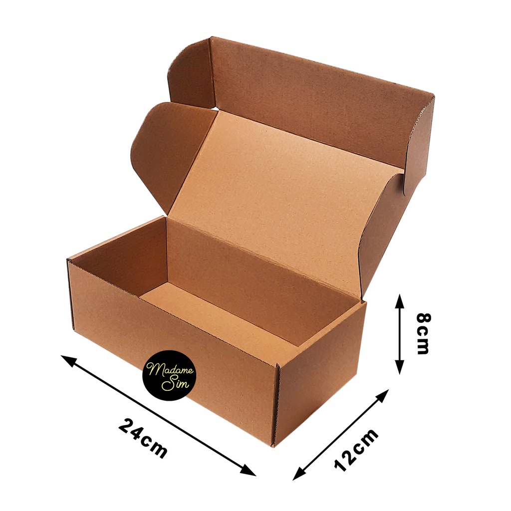 Jual KOTAK KUE - CAKE BOX - DUS BOLU 24x12x8 (ISI : 10 PCS) | Shopee ...