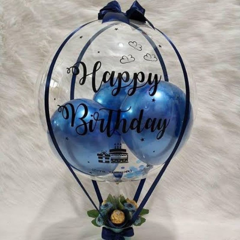 Jual TERMURAH!! BUCKET BALON BUNGA / BUCKET BIRTHDAY / BUCKET ...