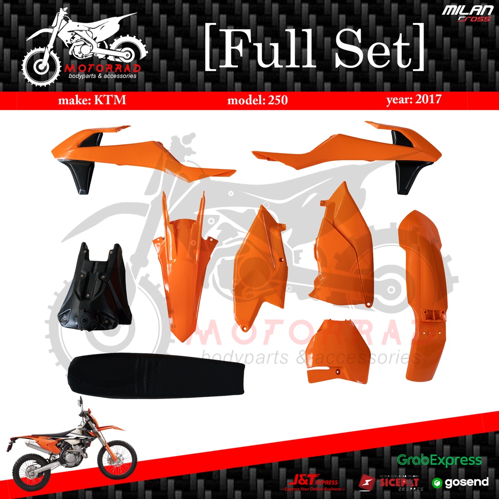 Jual BODY SET KTM 250 TAHUN 2017 KOMPLIT | Shopee Indonesia