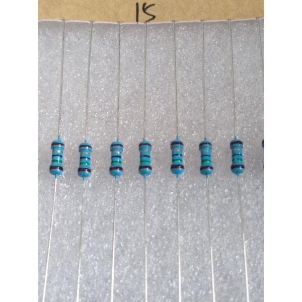 Jual 15 ohm 1/4W 1% RESISTOR | Shopee Indonesia