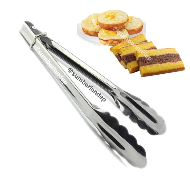 Jual Penjepit Capit Jepit Makanan Kue Gorengan Panggangan Grill BBQ ...