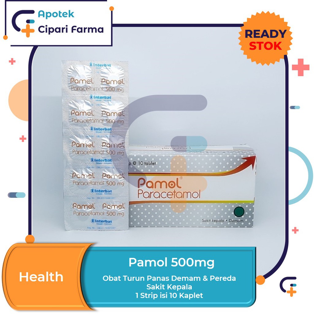 Jual Pamol Paracetamol Obat Turun Panas Demam | Pereda Sakit Kepala isi ...
