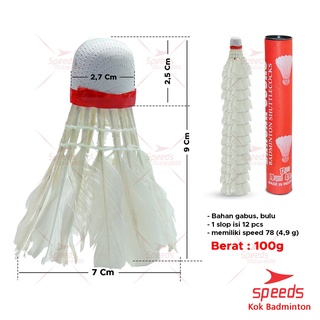 Jual SPEEDS Kok Badminton Kok Bulu Tangkis Shuttlecock Kok Badminton ...