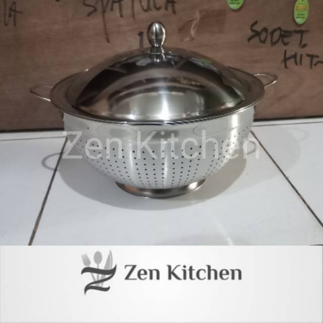 Jual Sangku nasi stainless (304) 28cm | Shopee Indonesia