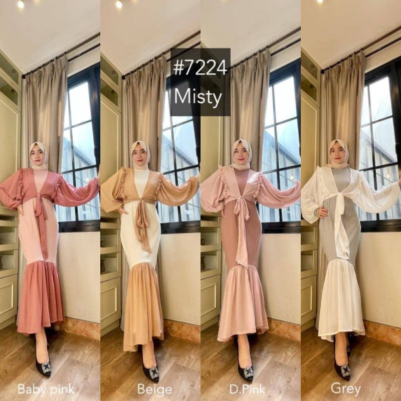 Jual MISTY SET DRESS by MISSKAMI (ORI) | Shopee Indonesia