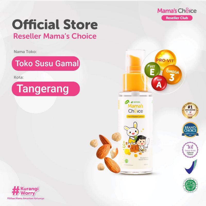 Jual Baby Hair Vitamin Lotion by Mamaschoice | Shopee Indonesia