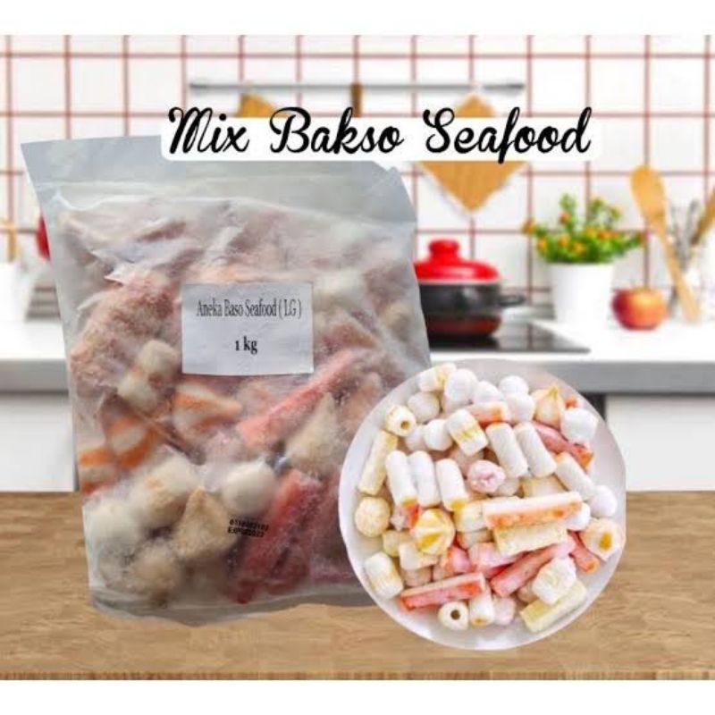 Jual Aneka Mix Bakso Seafood Mix 900 Gram | Shopee Indonesia