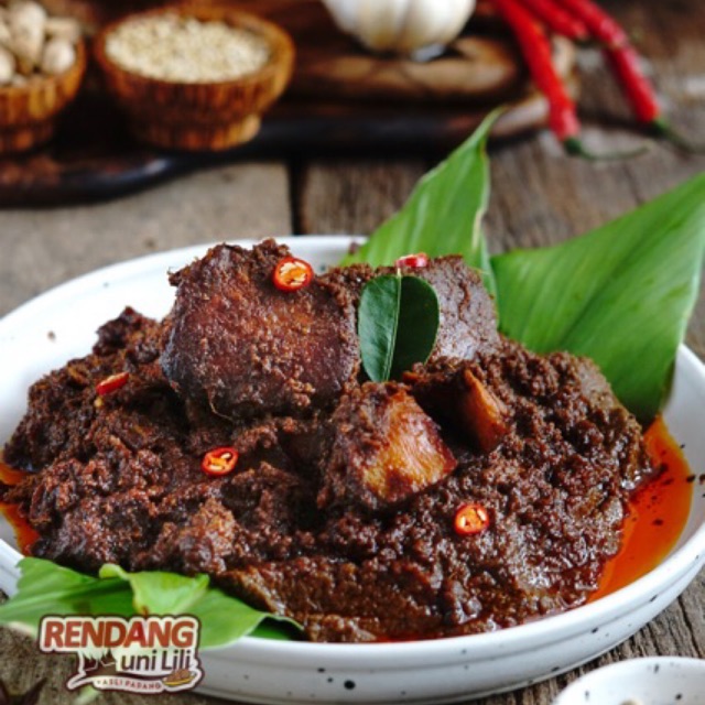 Jual Rendang ikan tuna 250 gr Uni Lili khas minang Asli padang | Shopee Indonesia