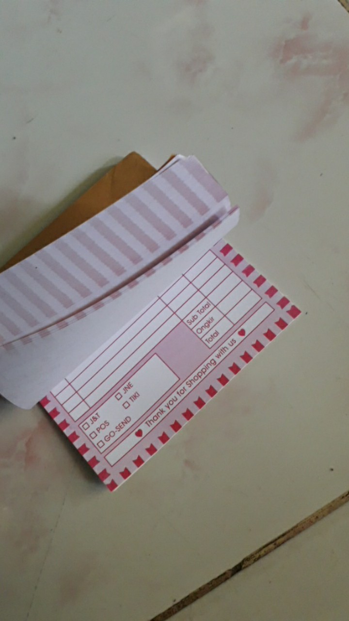 Nota Mini 1/6 folio 1ply 2ply (100lembar / 50set) | Shopee Indonesia