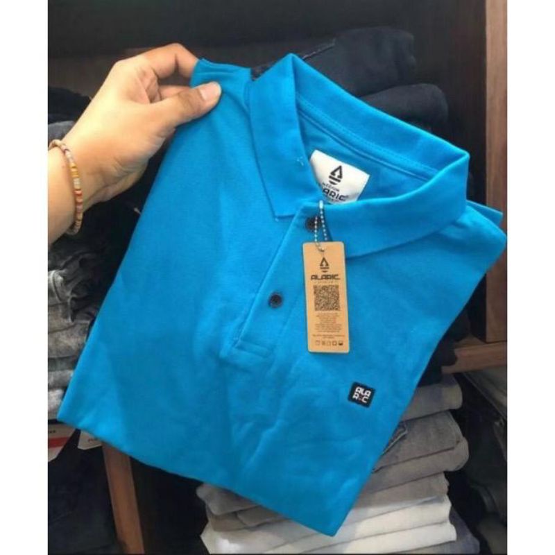 Jual kaos krah alaric premium quality/polo shirt pria alaric original ...