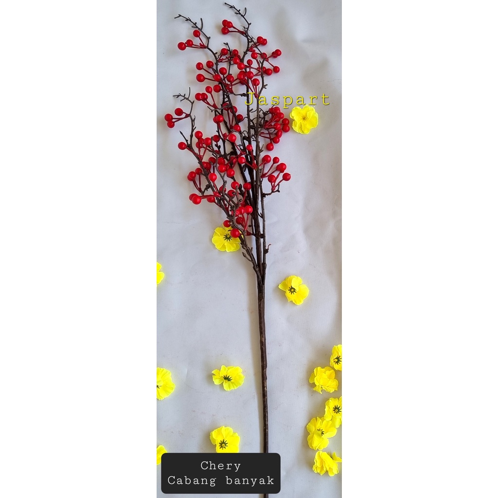 Jual Daun Bunga Ginkgo Emas Artificial Golden Flower Dekorasi Imlek ...