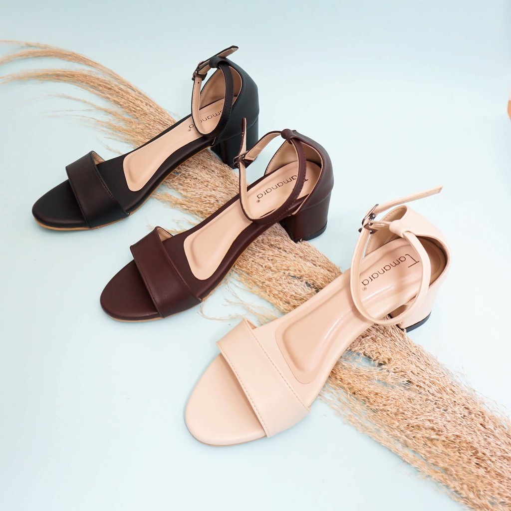 Jual Sandal Heels Wanita Tinggi 5 cm Adena Series | Shopee Indonesia