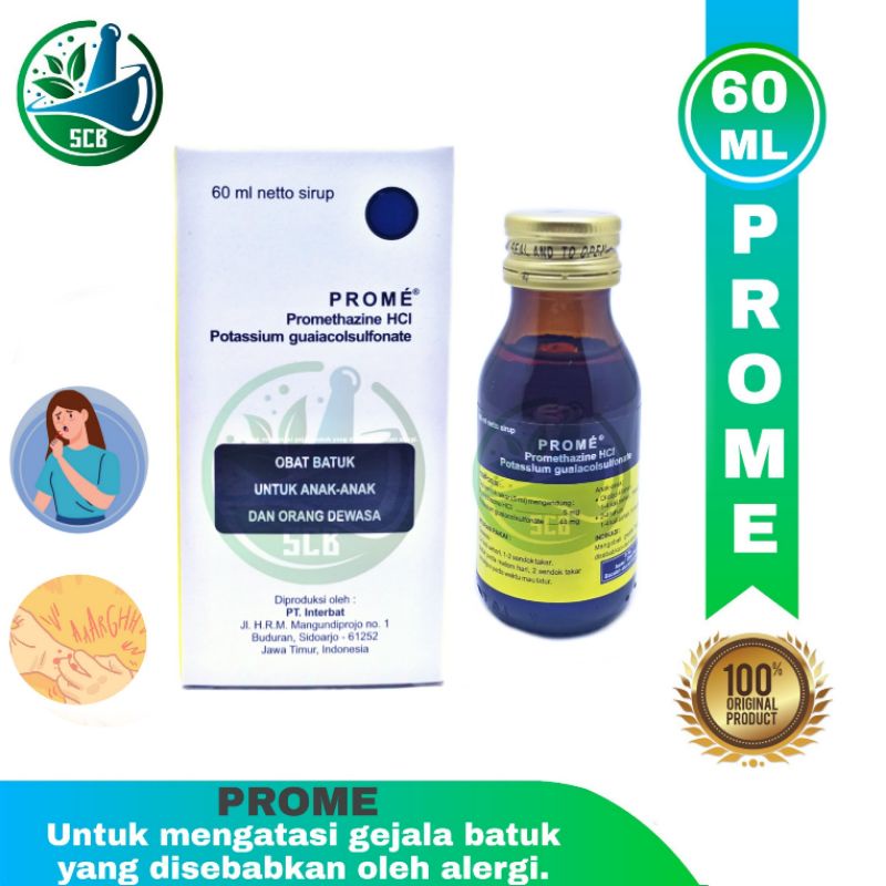 Prome Sirup 60 ml - Obat batuk berdahak | pgmall