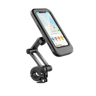 Jual Phone Holder Motor Waterproof Tempat dudukan Hp di stang Sepeda Anti Air Stand Handphone ...