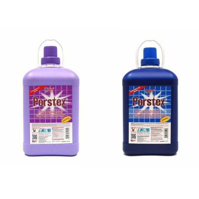 Jual Yuri Porstex Biru Ungu 3.7 3,7 Liter Ltr Pembersih Lantai Keramik ...