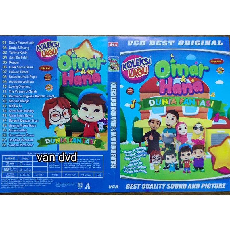 Jual Kaset Lagu Anak " Omar Hana Dunia Fantasi " | Shopee Indonesia
