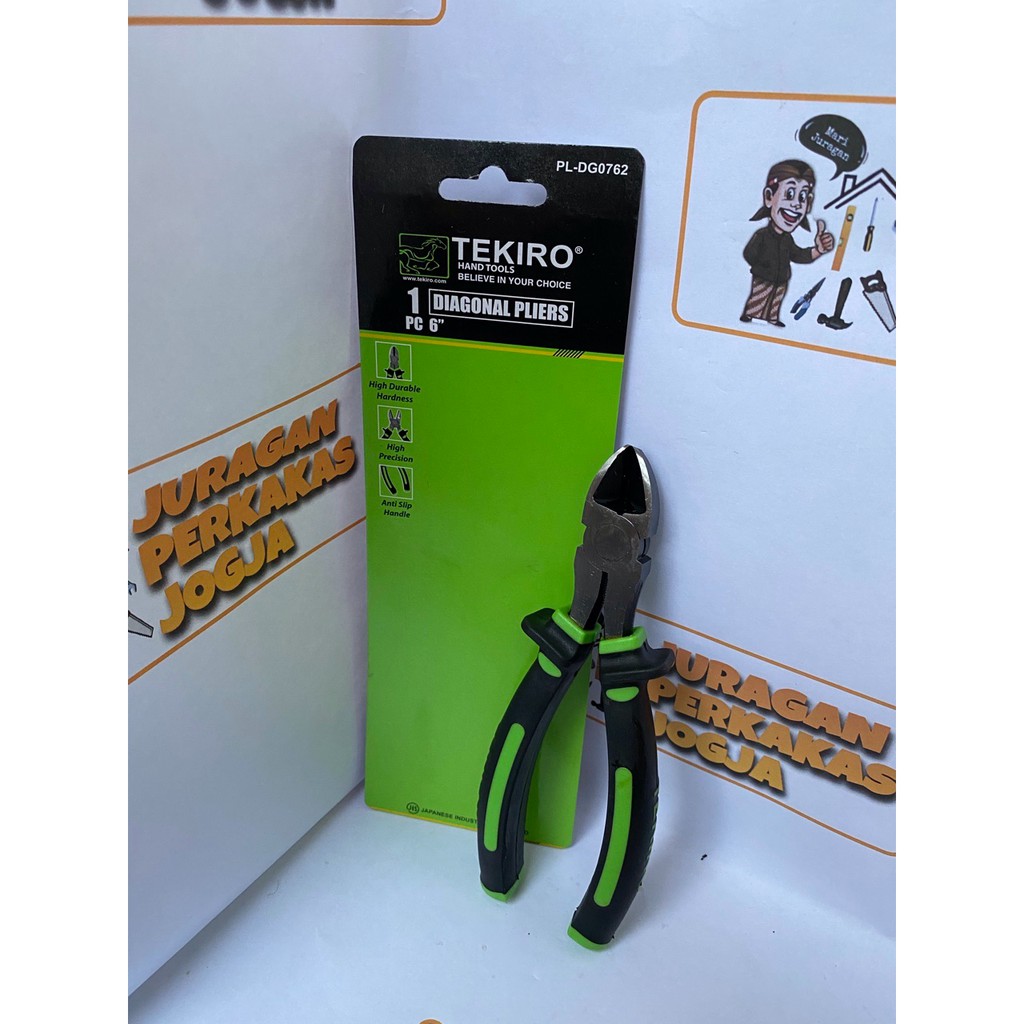 Jual Tang Potong / Diagonal Pliers 6" TEKIRO | Shopee Indonesia