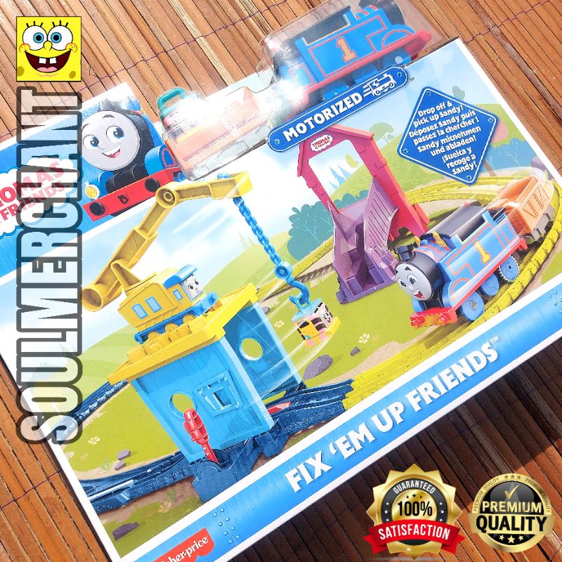 Jual THOMAS & FRIENDS FIX EM UP CARLY & SANDY MOTORIZED TRACK SET ...