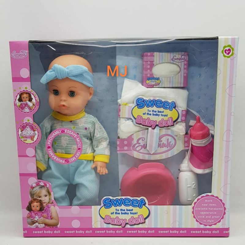 Jual Boneka Sweet Baby Doll Bayi yang dapat pipis | Shopee Indonesia