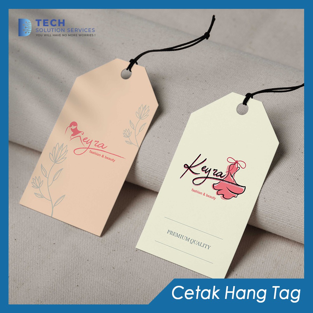 Jual Cetak Hang Tag / Price Tag Fasion Baju Sepatu | Shopee Indonesia