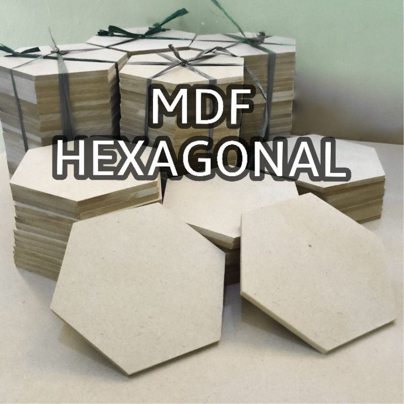 Jual MDF BENTUK HEXAGONAL 6mm / Minimal Pemesanan 10pcs | Shopee Indonesia