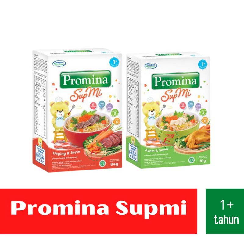 Jual Promina Sup Mi 1thn+ Daging dan Sayur / Ayam dan Sayur | Shopee ...
