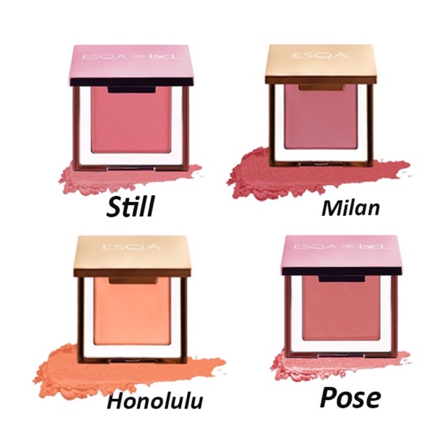 Jual ESQA Blush - STILL POSE MILAN HONOLULU 3,5gram Indonesia|Shopee ...